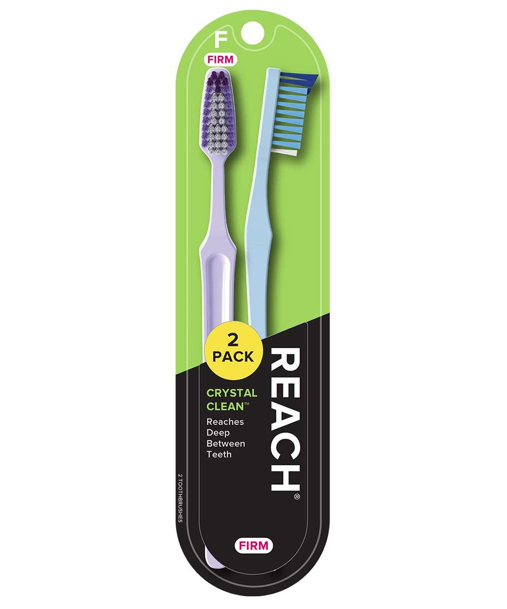 Reach Crystal Clean Firm Adult Toothbrush 1 Each Colors May Vary 6 ...