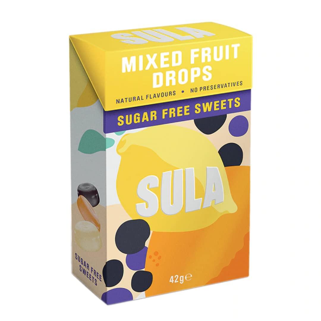 20 x Sula Fruit Mix Sugar Free Sweets 42g | Buy Now with Express ...