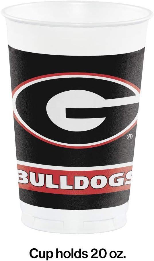 University of Georgia 20 oz. Plastic Cups - 24 ct | Officially Licensed ...
