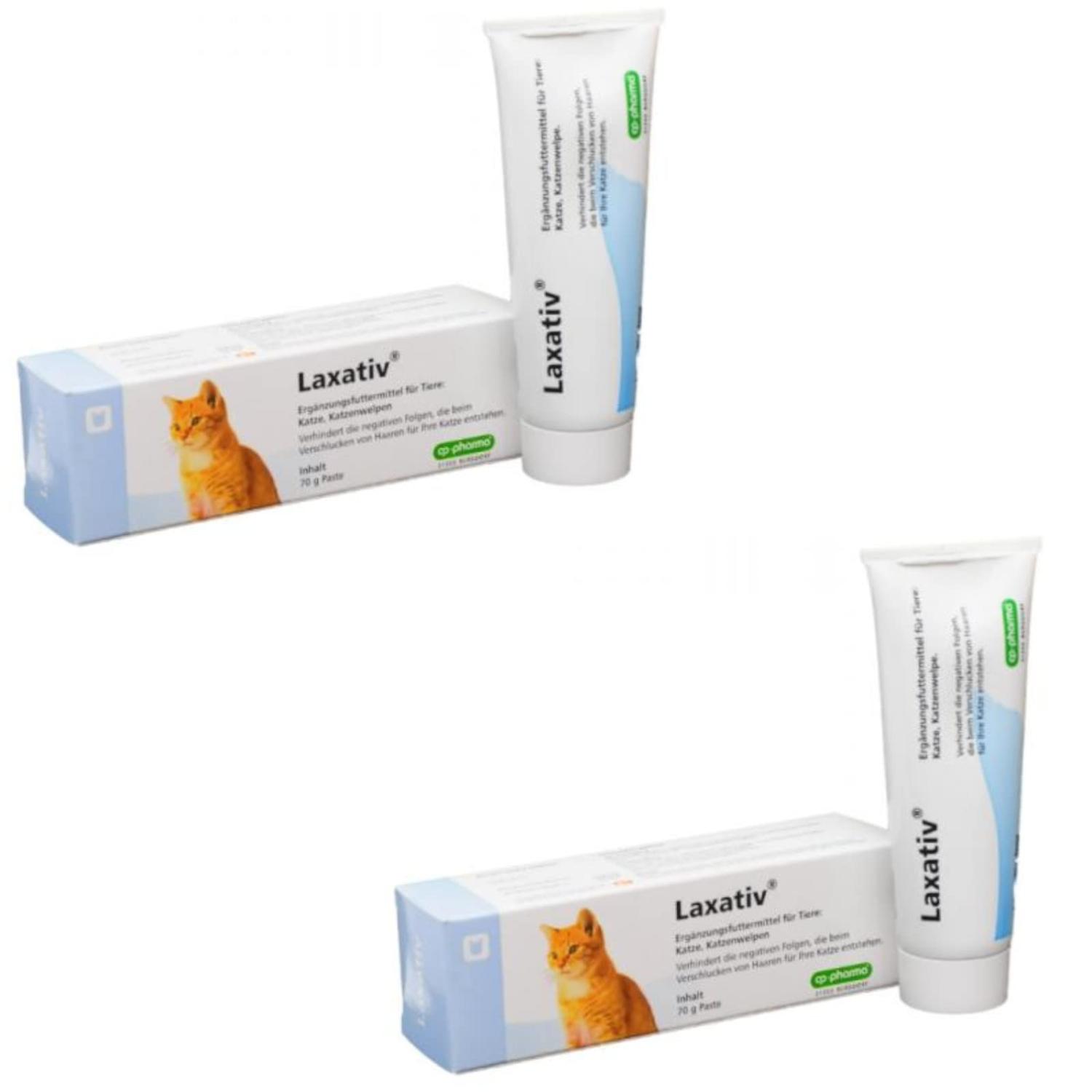 CP-Pharma Laxative for Cats - Hairball Relief Double Pack (2 x 70g ...