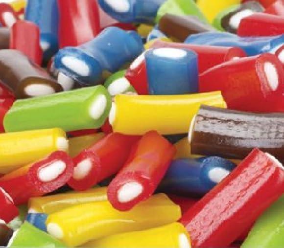 Sweetzone Mini Rainbow Pencils Retro Sweets Tub Candy Sticks 1 kg Halal ...