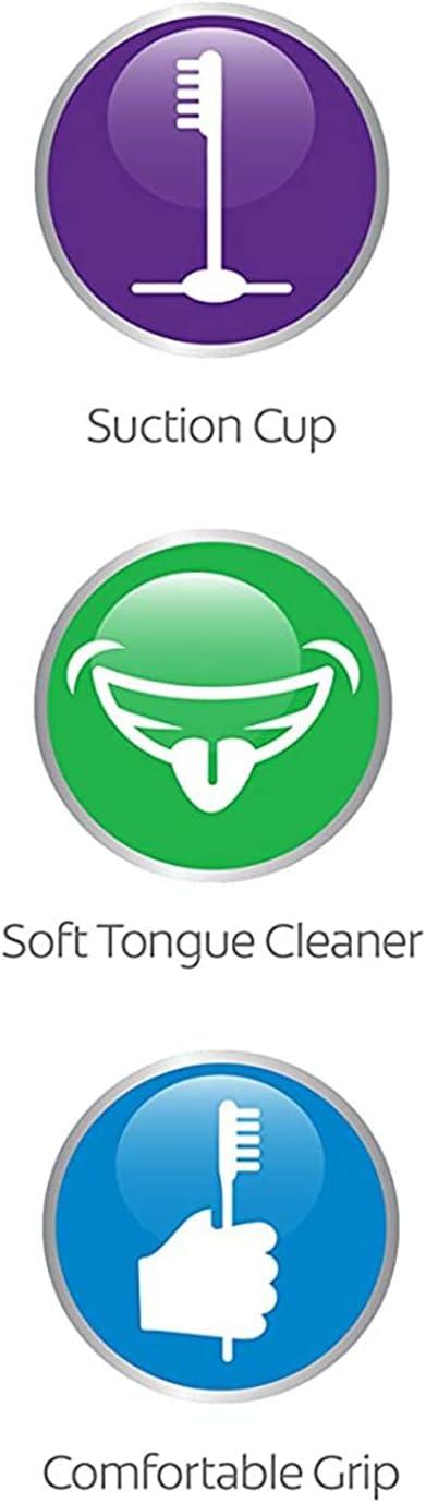 Colgate Kids Toothbrush Trolls with Suction Cup | Extra Soft | Ages 5 ...