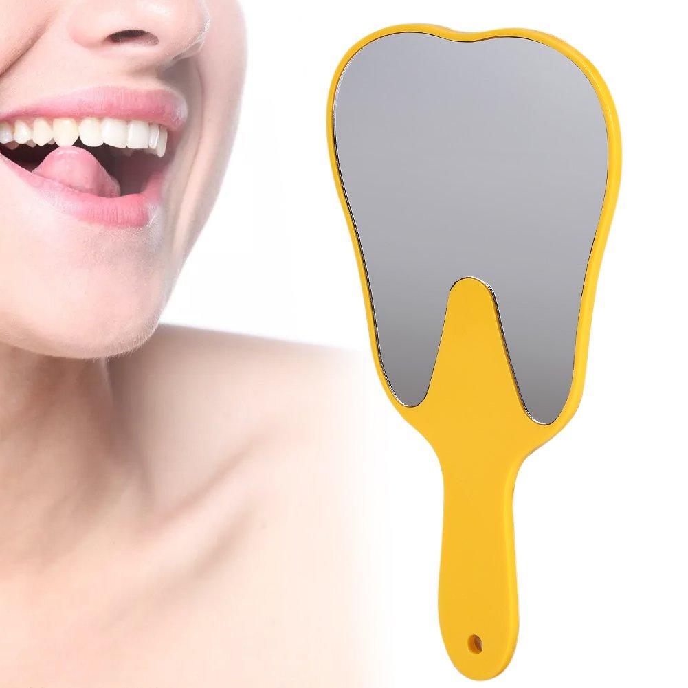 Buy 4 Color Cute Tooth Shaped Plastic Mirror - Perfect Gift for Women ...