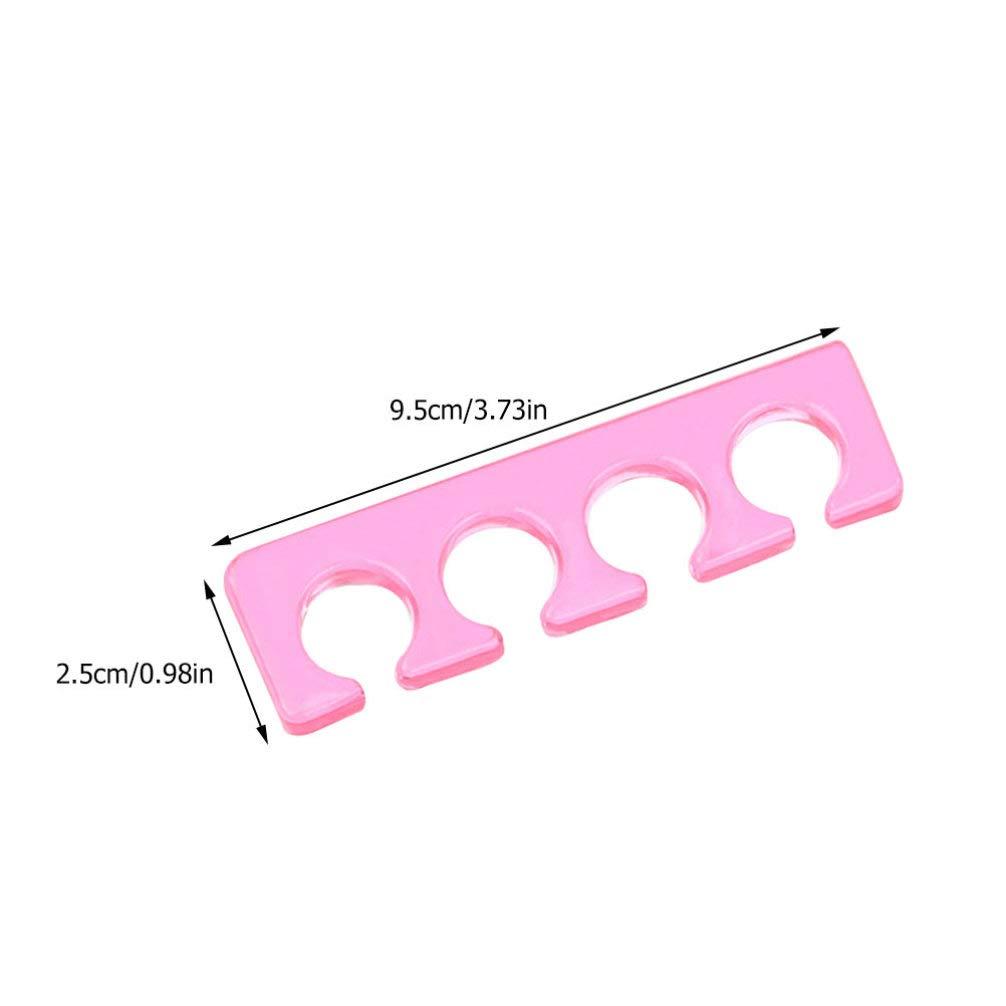 Lurrose Silicone Toe Spreader & Finger Separator - 3-Piece Nail Art ...