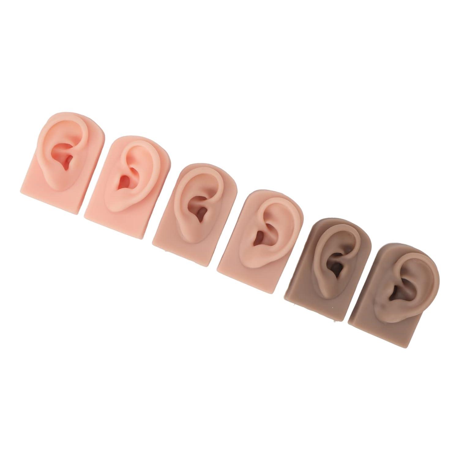 Flexible Human Ear Model - 3 Pairs, Easy to Operate, Waterproof for ...