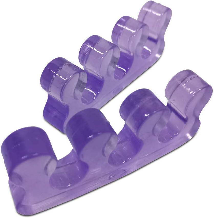 NGT Yoga Toes Blue Toe Stretcher & Separator - Purple | Relieve Foot ...