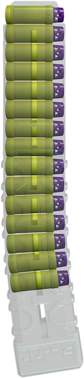 Dart Zone Pro-Series 15-Round Half-Length Dart Magazine 3-Pack - Gray ...