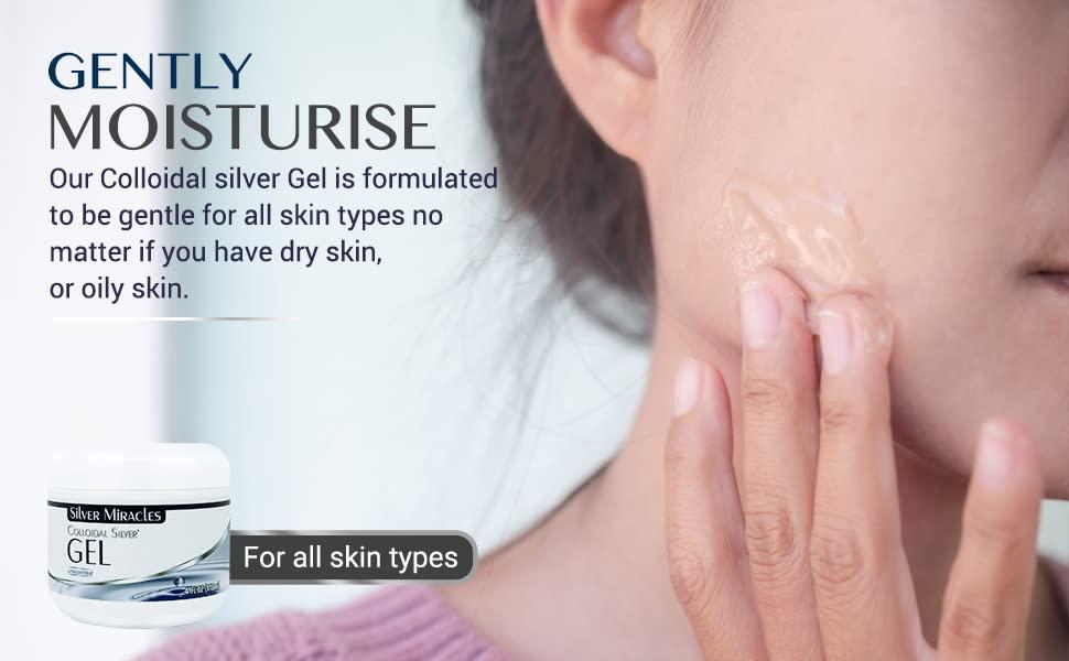 Silver Miracles Colloidal Silver Gel 4oz - Soothes Burns & Irritated ...