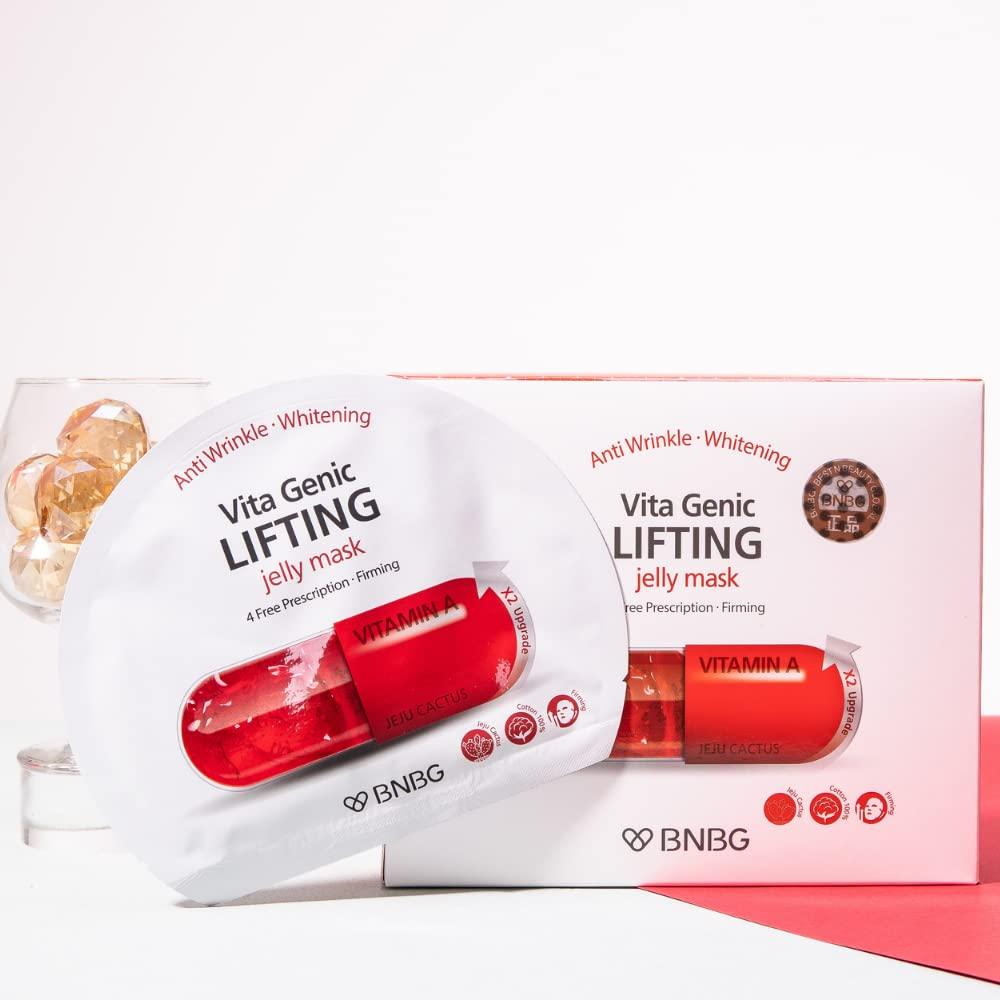 BNBG Vita Genic Lifting Jelly Mask (Pack of 10) - Achieve Firmer and ...