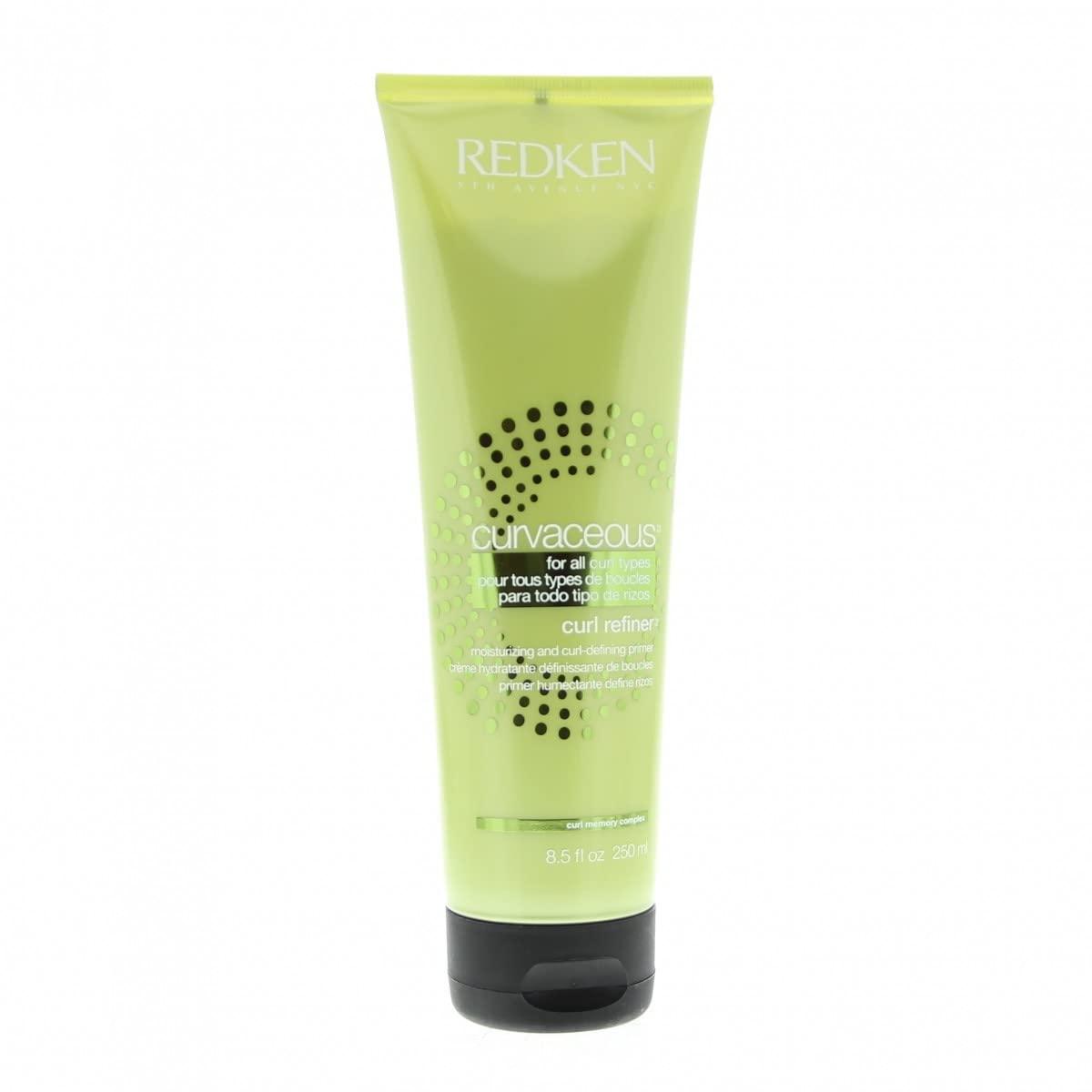 Redken Curvaceous Curl Refiner Cream | 8.5 fl oz | Controls Frizz ...