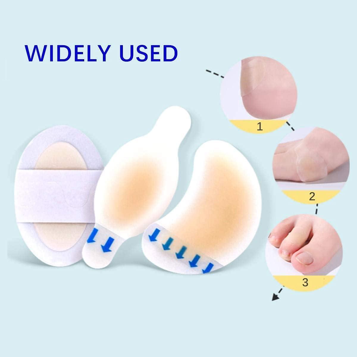 Invisible Hydrocolloid Gel Blister Bandages - 15 Count Pack for Heel ...