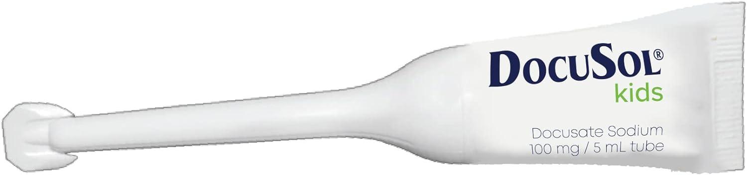 Docusol Kid's Mini Enema 100mg for Constipation Relief - 5 Count Pack ...