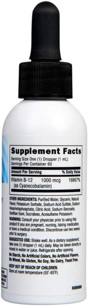 Rite Aid Vitamin B12 Liquid 1000 mcg Cherry Flavor - 2 fl oz - Energy ...