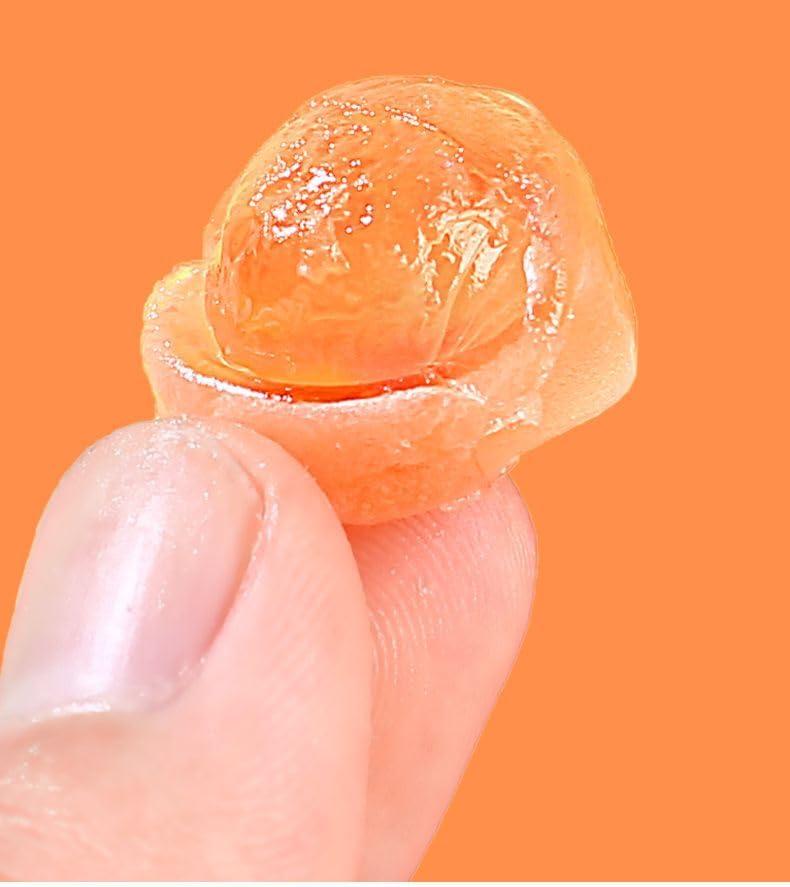 Mango Soft Candy White Peach Grape Peelable Gummies Fruit Juice Fudge ...