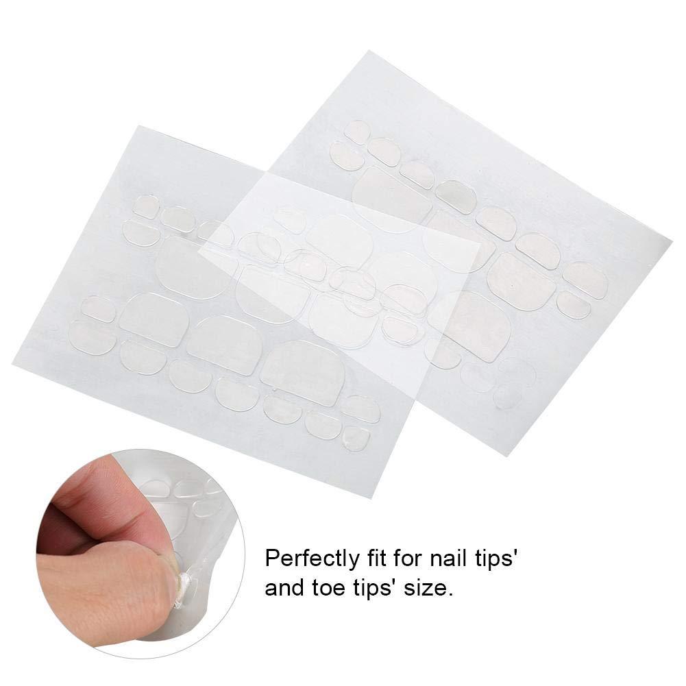 Buy Press On Nail Glue - Double Sided Adhesive Toenail Stickers (10 Pcs ...