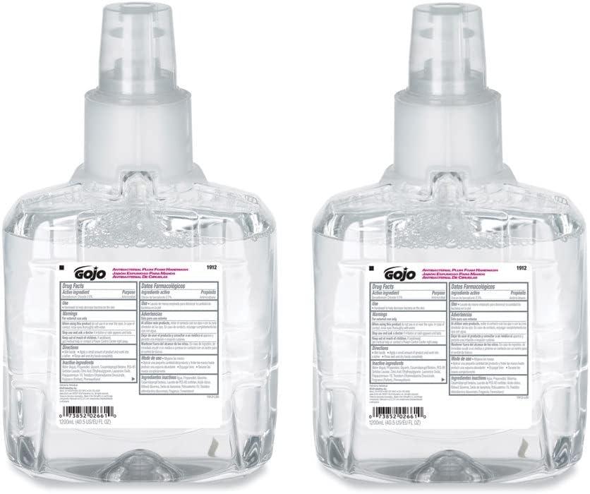 GOJO Antibacterial Foam Handwash Refill Plum 1200mL Refill 2/Carton ...