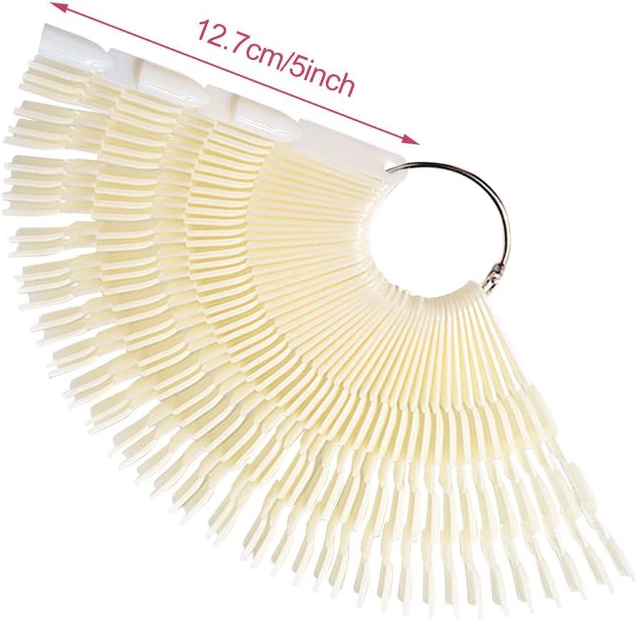 150Pcs Nail Swatch Sticks Nail Swatches Nail Colour Display With Metal ...
