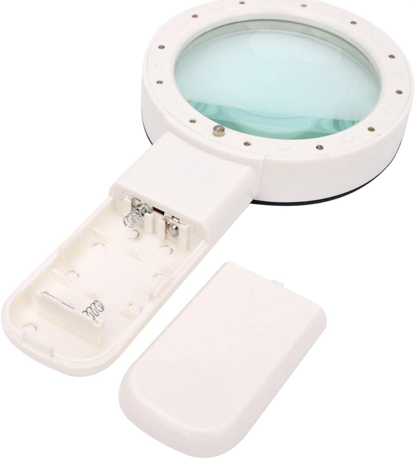 Professional 1.8X 5X Handheld Magnifier Large Magnifier with Light ...