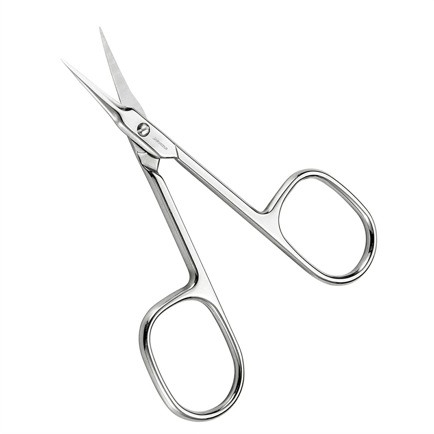 JARVISTAR Extra Fine Small Nail Scissors - Stainless Steel Cuticle ...