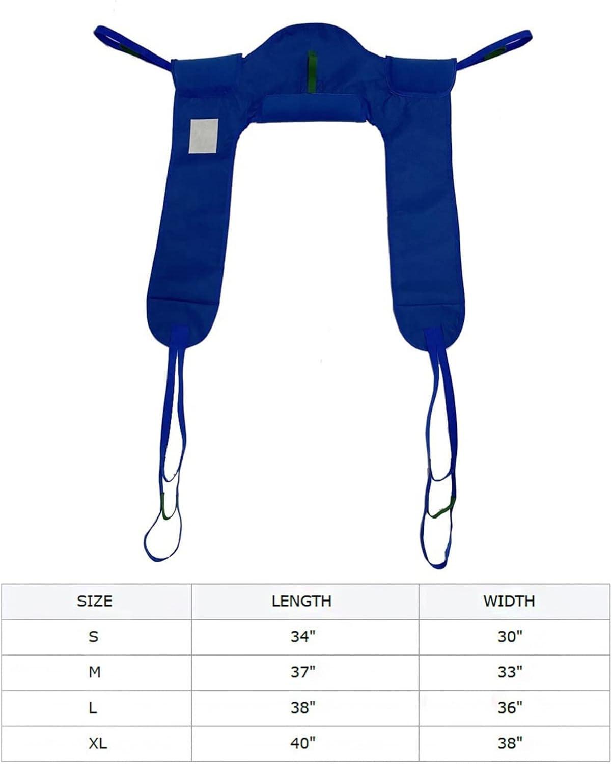 Transfer Nursing Sling Sling for Hoist Lift Toileting Sling Divided Leg ...