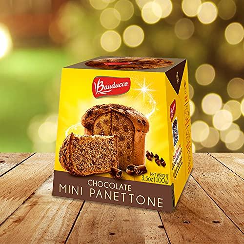 Bauducco Mini Panettone Chocolate 3.5oz - Traditional Italian Holiday ...
