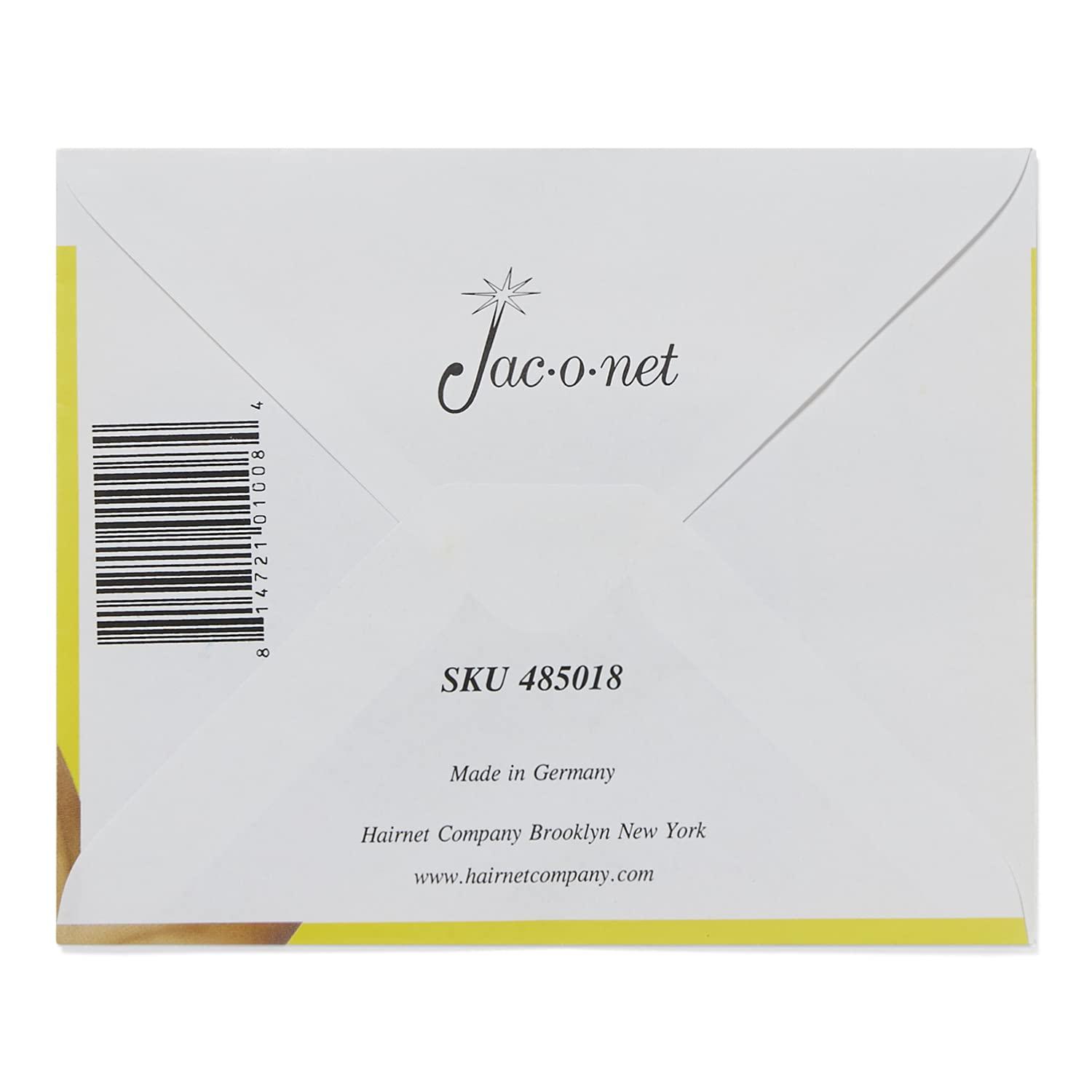 Jac-O-Net Tiny Mesh Bouffant Hair Net Black, Large Size | 1 Net Per ...