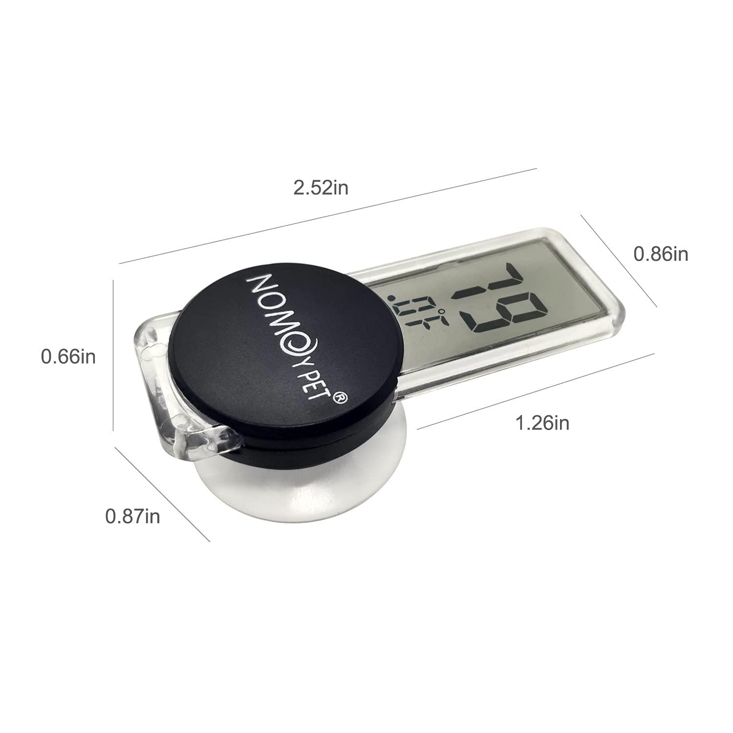 NOMOY PET Reptile Terrarium Thermometer | Digital Temperature Monitor ...
