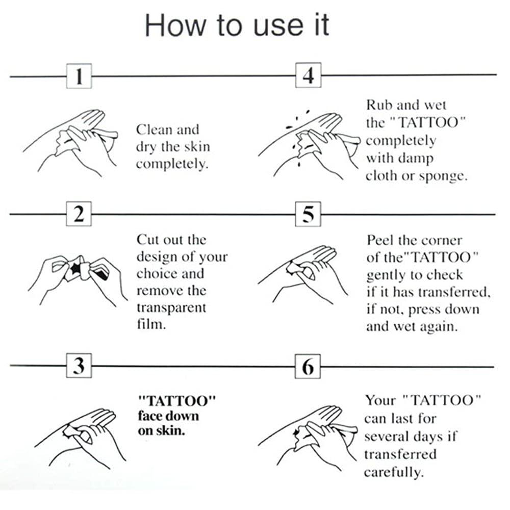 how do temporary tattoos work