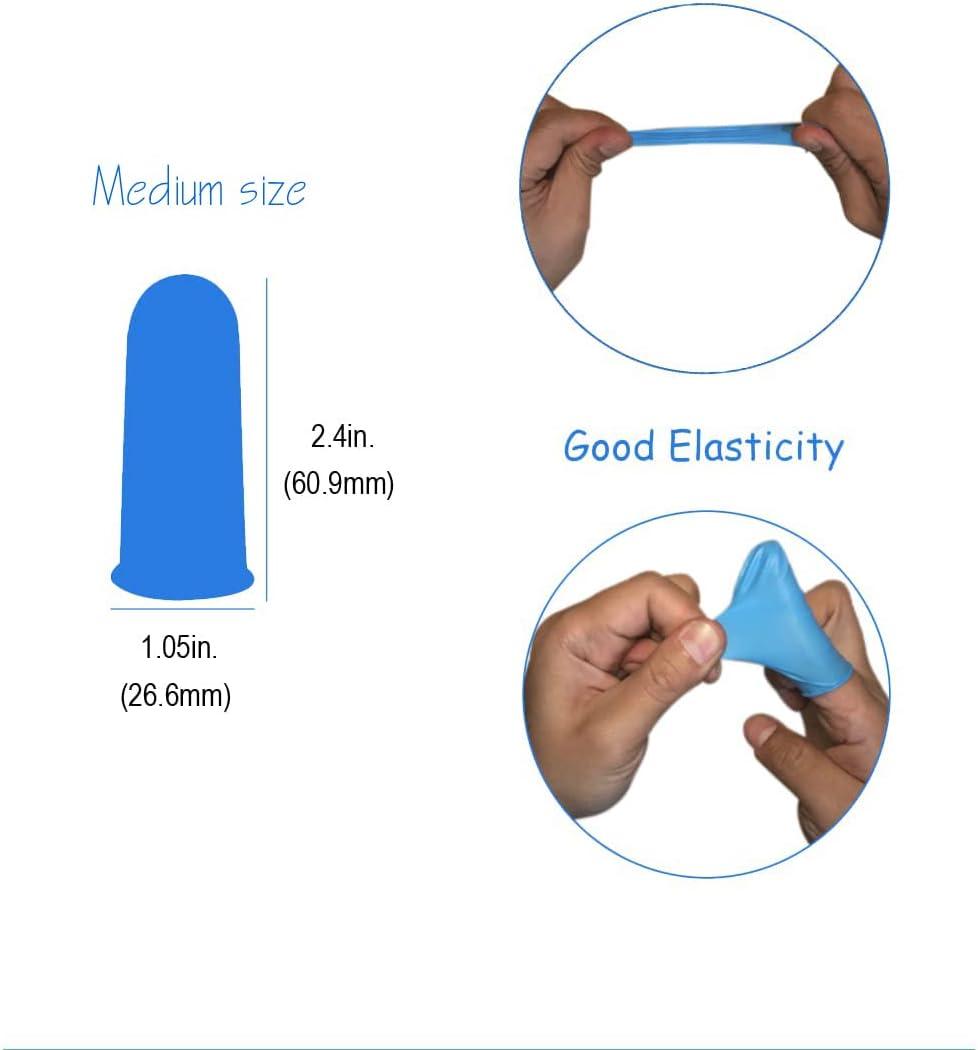 Medium Disposable Nitrile Finger Cots - Anti-static, Non-allergenic ...