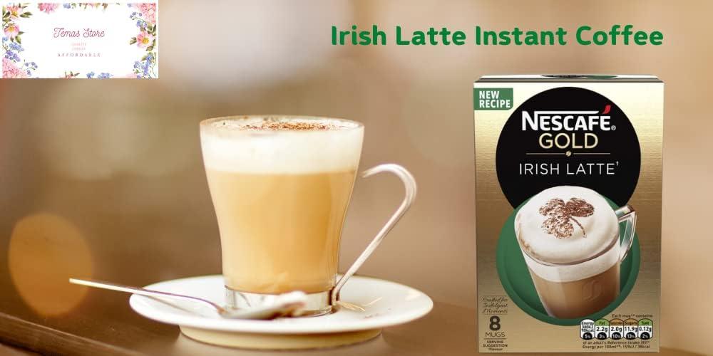 Temas Nescafe Gold Irish Latte Bundled with Reusable Coffee Cup Stirrer ...
