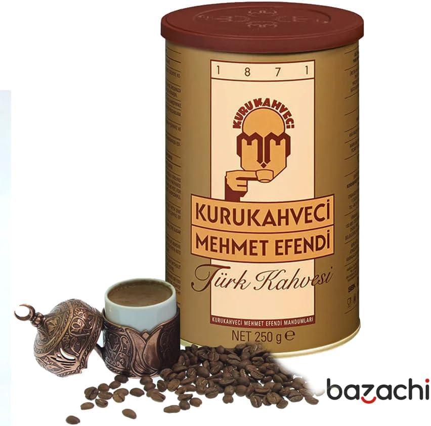 Mehmet Efendi Turkish Coffee - Medium Roast 100% Natural Grind for a ...