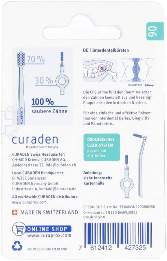 CURAPROX CPS 06 Prime Interdental Brushes Refills - 8 Pack for ...