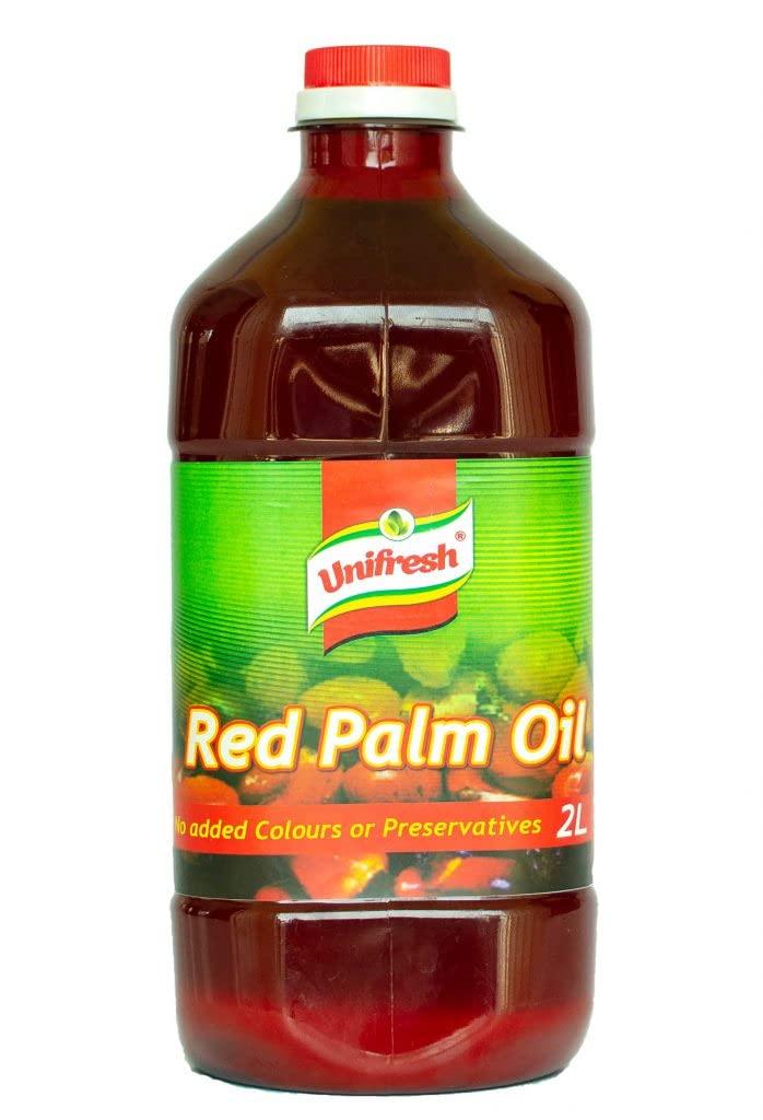Unifresh Pure Red Palm Oil 2 Litre | Buy Now with Express International Delivery | GoSupps.com