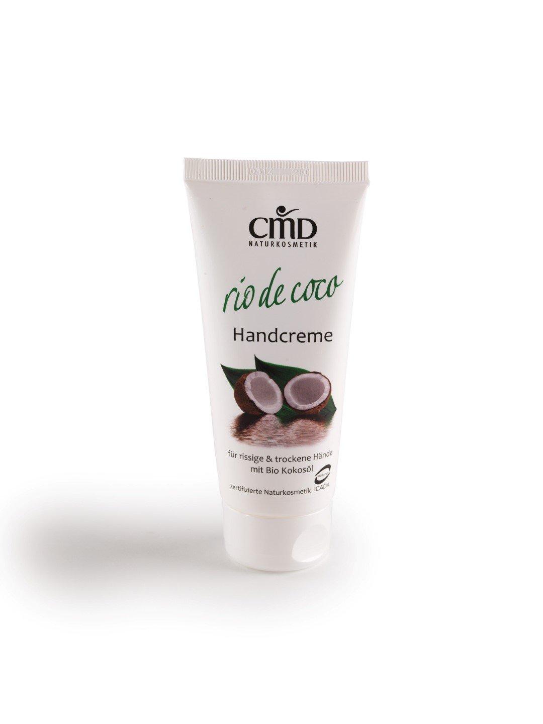 Rio de Coco Coconut Oil Hand Cream - Nourishing & Hydrating Natural ...