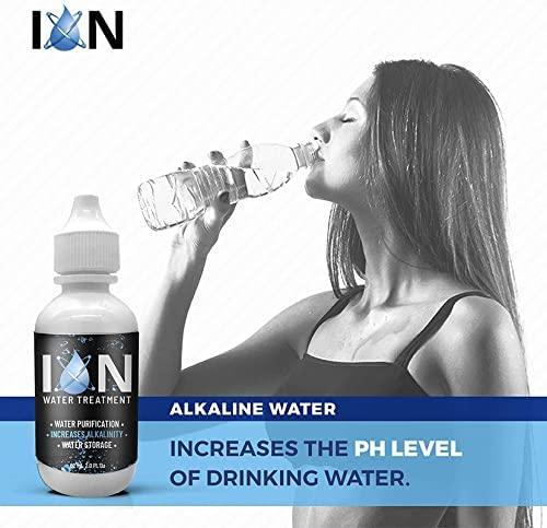 ION Alkaline Water Drops pH Booster | 7+ Year Water Storage Treatment ...