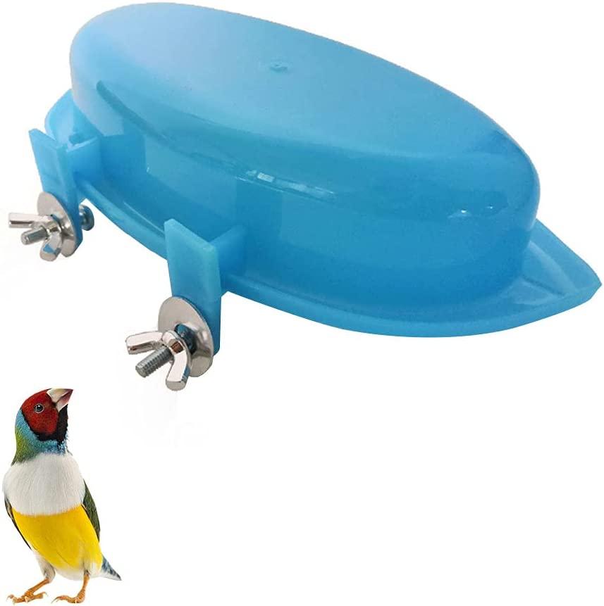 SHINYLYL Bird Bath Tub Bowl Hanging Toy for Parrot Budgie Cockatiel ...