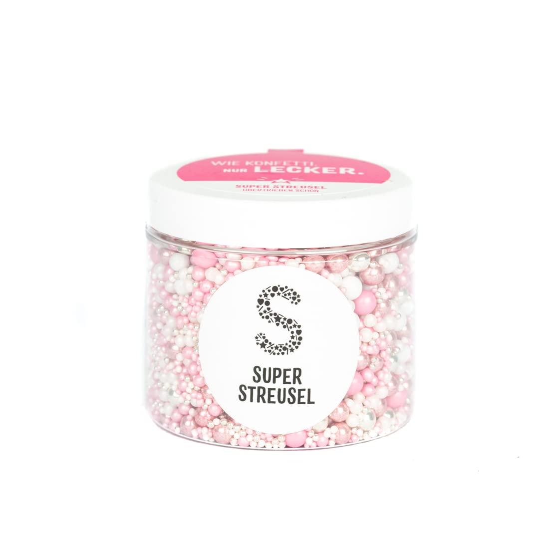 Buy Superstreusel Edible Chocolate Pearls - Colorful Sugar Nonpareilles ...