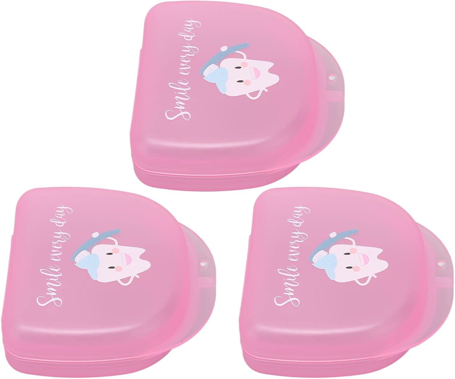 Verdant Touch Orthodontic Retainer Box - 3 Pack Dental Retainer ...