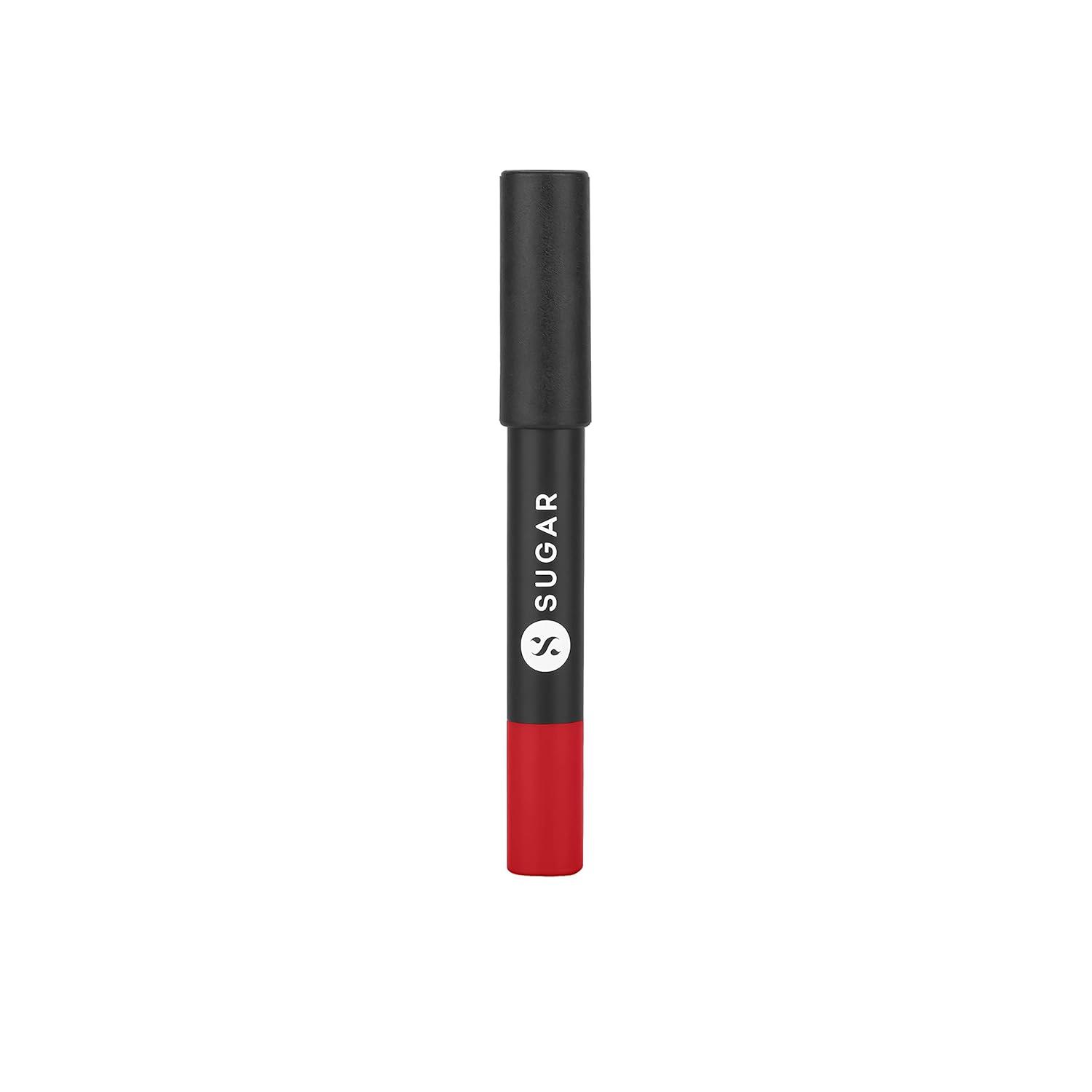 SUGAR Cosmetics Matte As Hell Crayon Lipstick - 01 Scarlett O'hara (Red ...