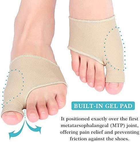 Hallux Valgus Toe Spreader Set - Silicone Toe Brace & Correction Splint ...