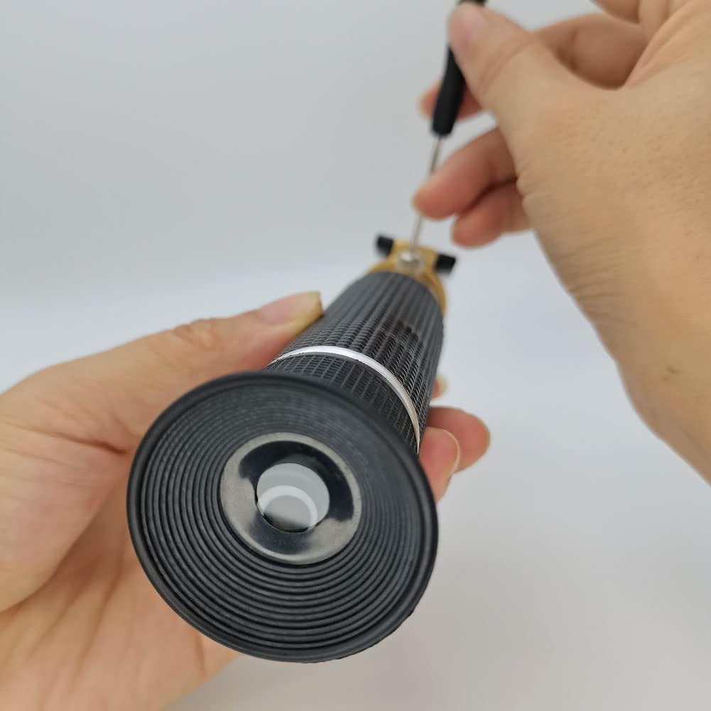 Salinity Refractometer ATC Function | Dual Scale Specific Gravity ...