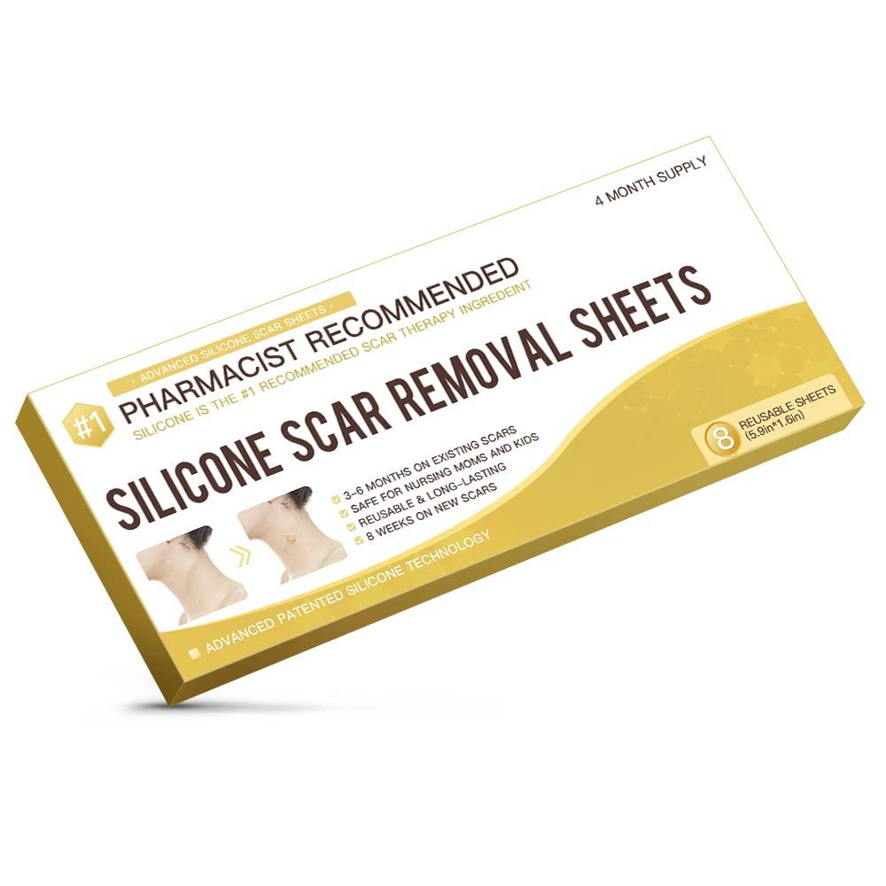 Medical Grade Silicone Scar Removal Sheets - Silicone Scar Strips for ...