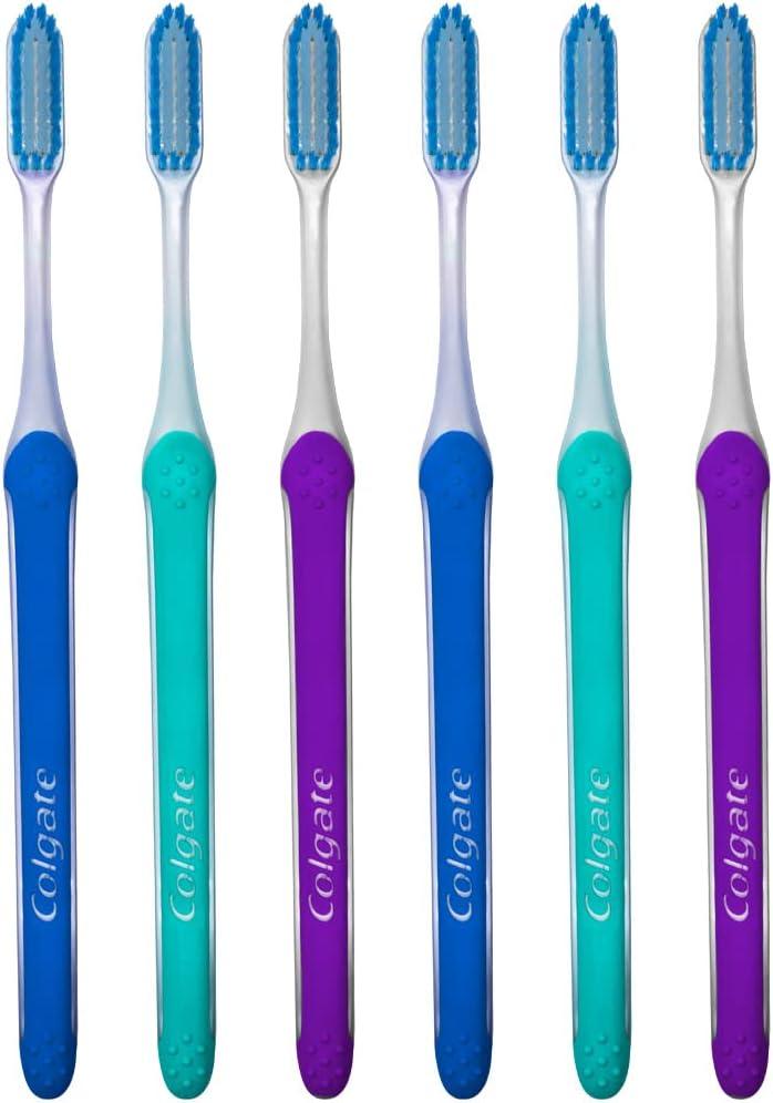 Colgate Slim Soft Ultra Compact Toothbrush Extra Soft - Pack of 6 ...