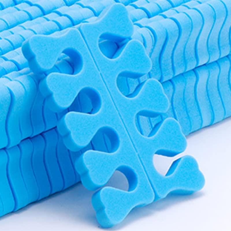 100 Pieces Blue Toe Separator & Nail Art Spacer - Soft Pedicure Tool ...