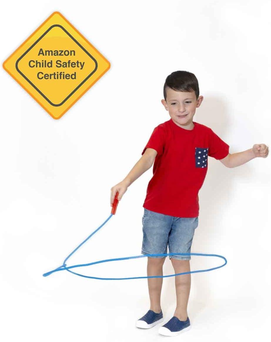 Children's Cowboy Kiddie Trick Rope Lasso | Ages 4-10 | Green | Pre ...