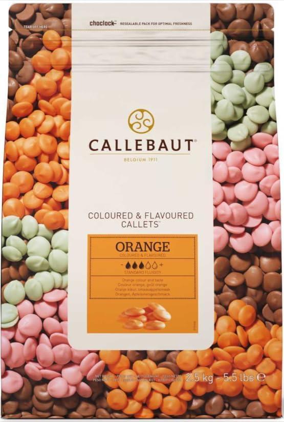 Callebaut flavoured callets BUNDLE - Orange Caramel - 2 x 2.5kg | Buy ...