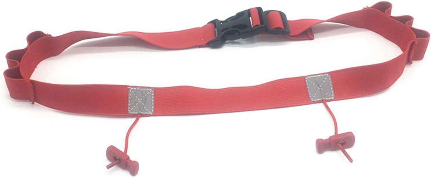Premium Running Number Belt with Gel Reflex Strips Ideal for Cycling ...