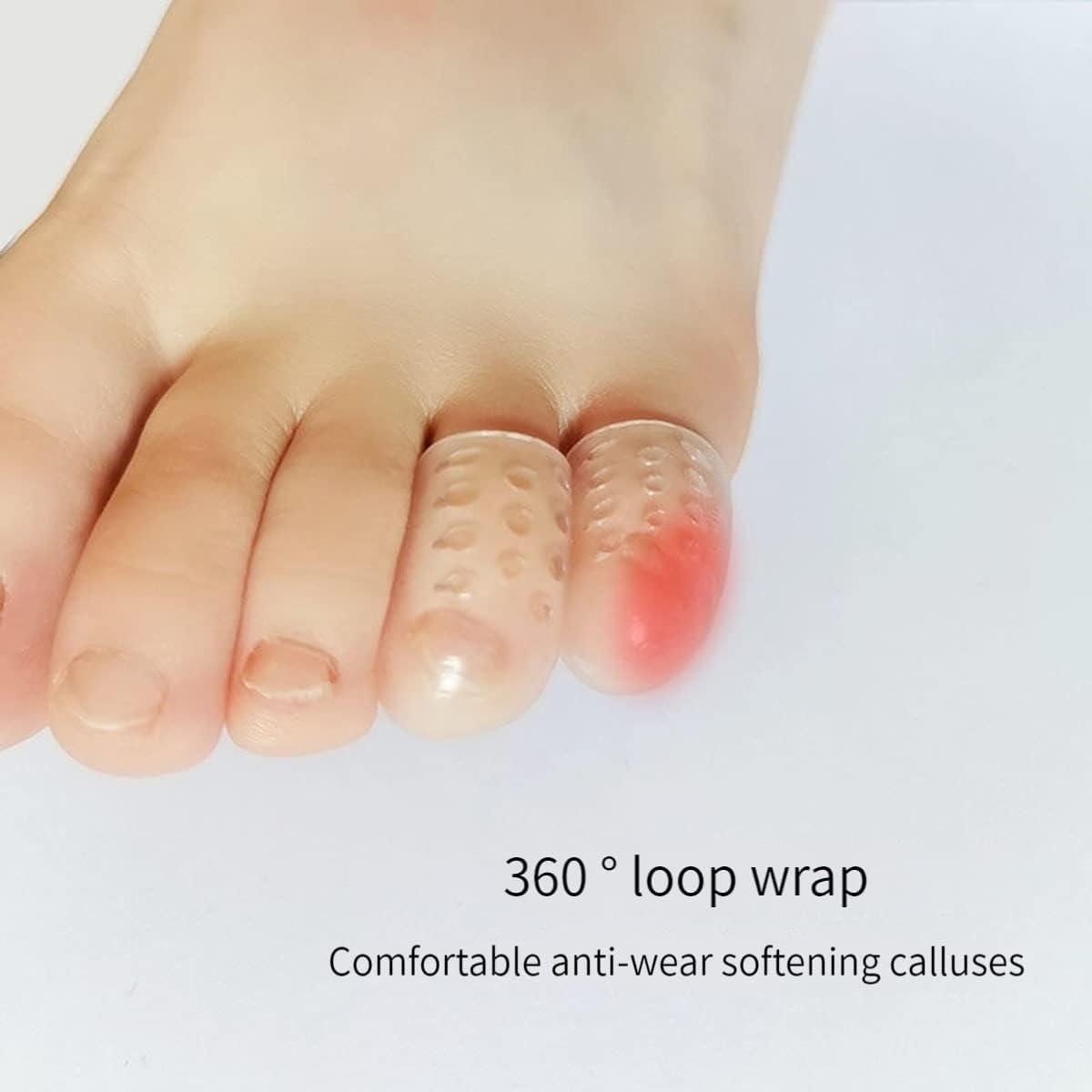 KIASRZN Silicone Anti-Friction Toe Protectors - 10pcs Toe Covers for ...