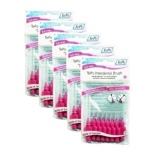 TePe Original Interdental Brushes Pink (0.4 mm) - 40 Pack | Best ...
