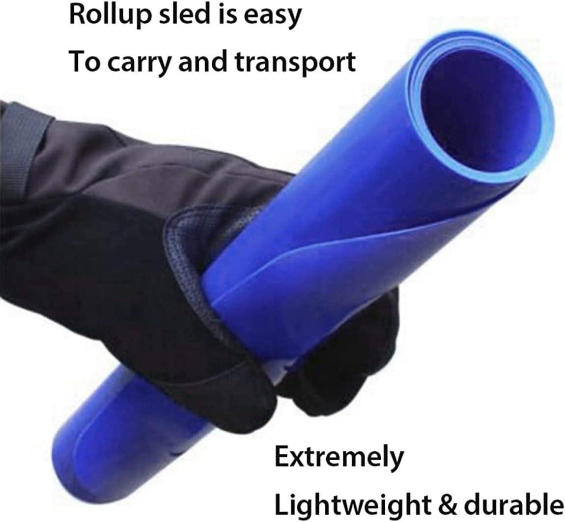 Nirelief Roll Up Flying Carpet Sled 53x18 Inches for Kids and Adults ...